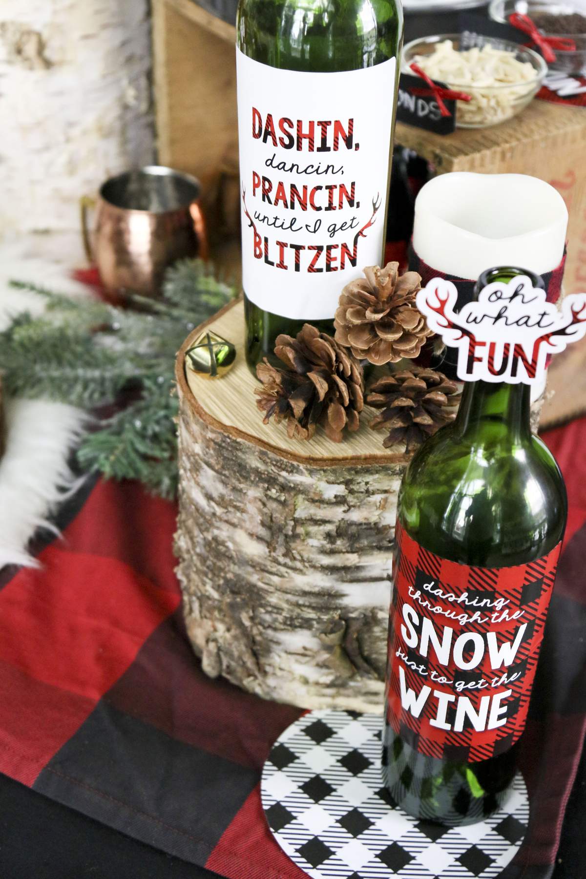 Prancing Plaid | Buffalo Plaid Reindeer Holiday Party Christmas/Holiday ...