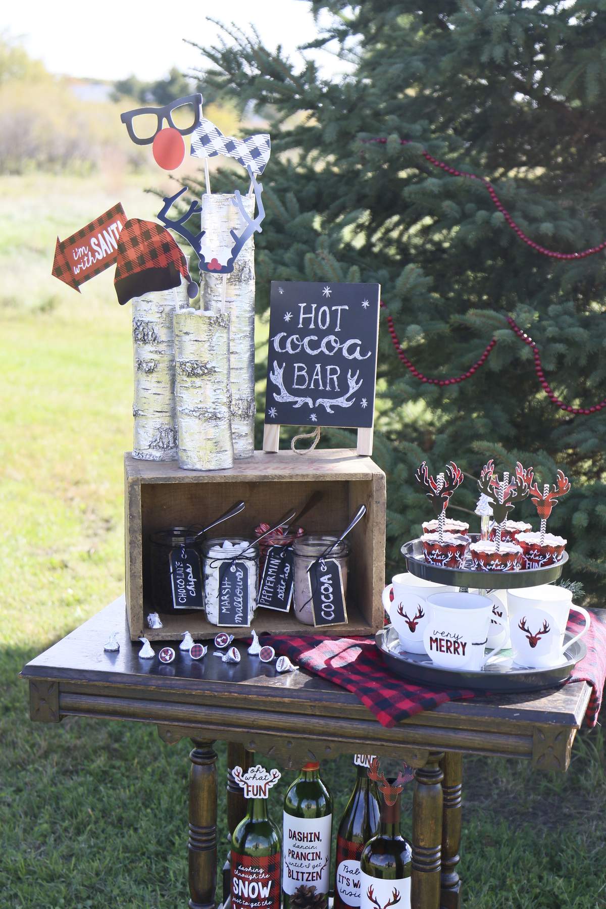 Prancing Plaid | Buffalo Plaid Reindeer Holiday Party Christmas/Holiday ...