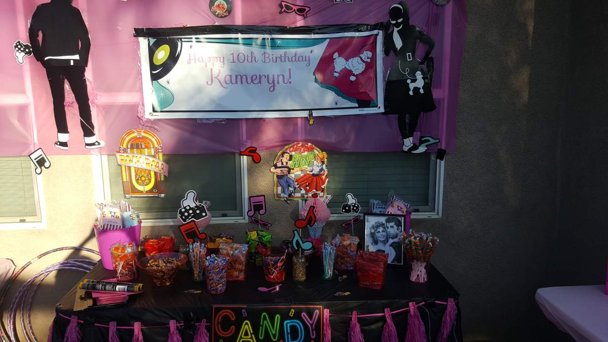 Grease / 50's Birthday Party Ideas | Photo 10 of 24 | Catch My Party