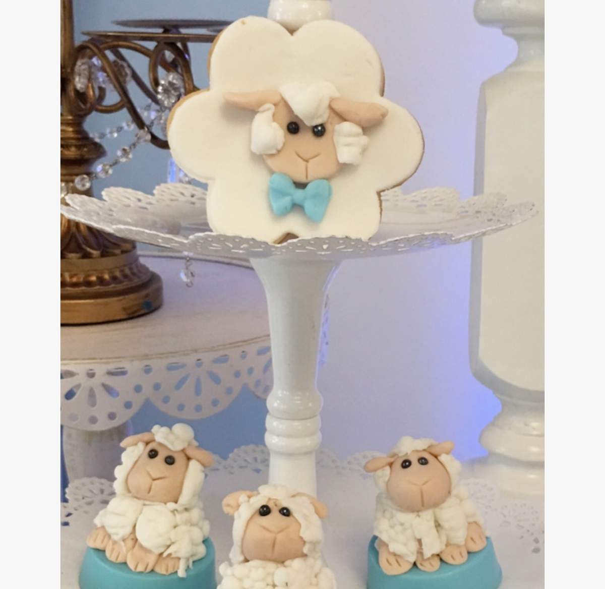 Little lamb baby shower Baby Shower Party Ideas | Photo 1 of 16 | Catch ...