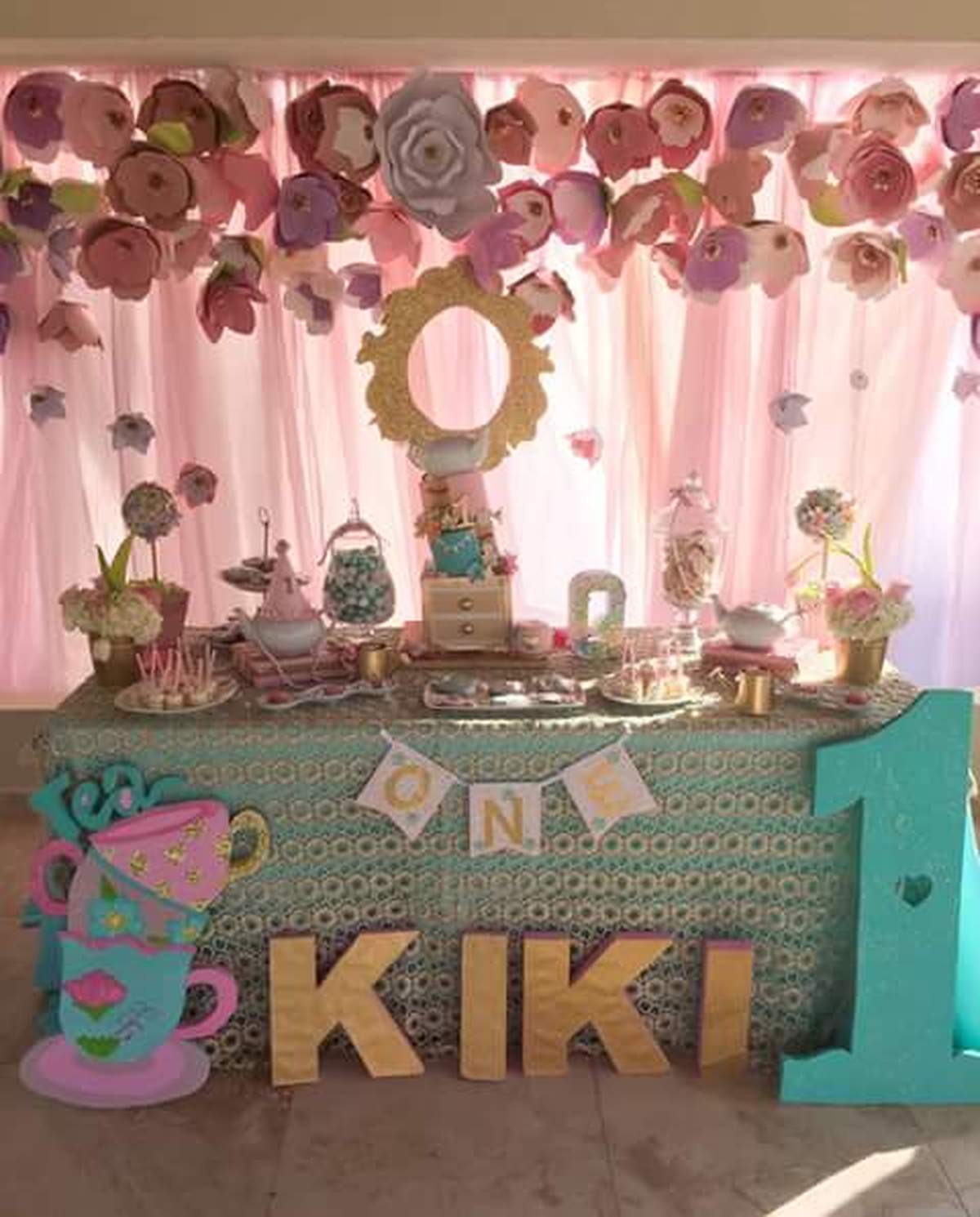 Garden Tea Party Birthday Party Ideas | Photo 2 of 11 | Catch My Party