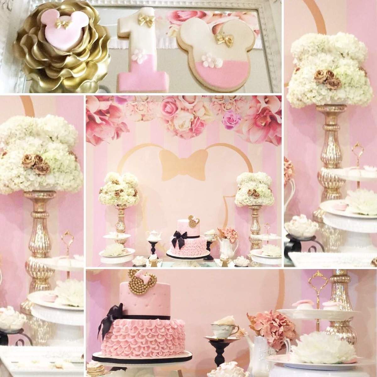 Minnie Mouse/Tea Birthday Party Ideas | Photo 10 of 16 | Catch My Party