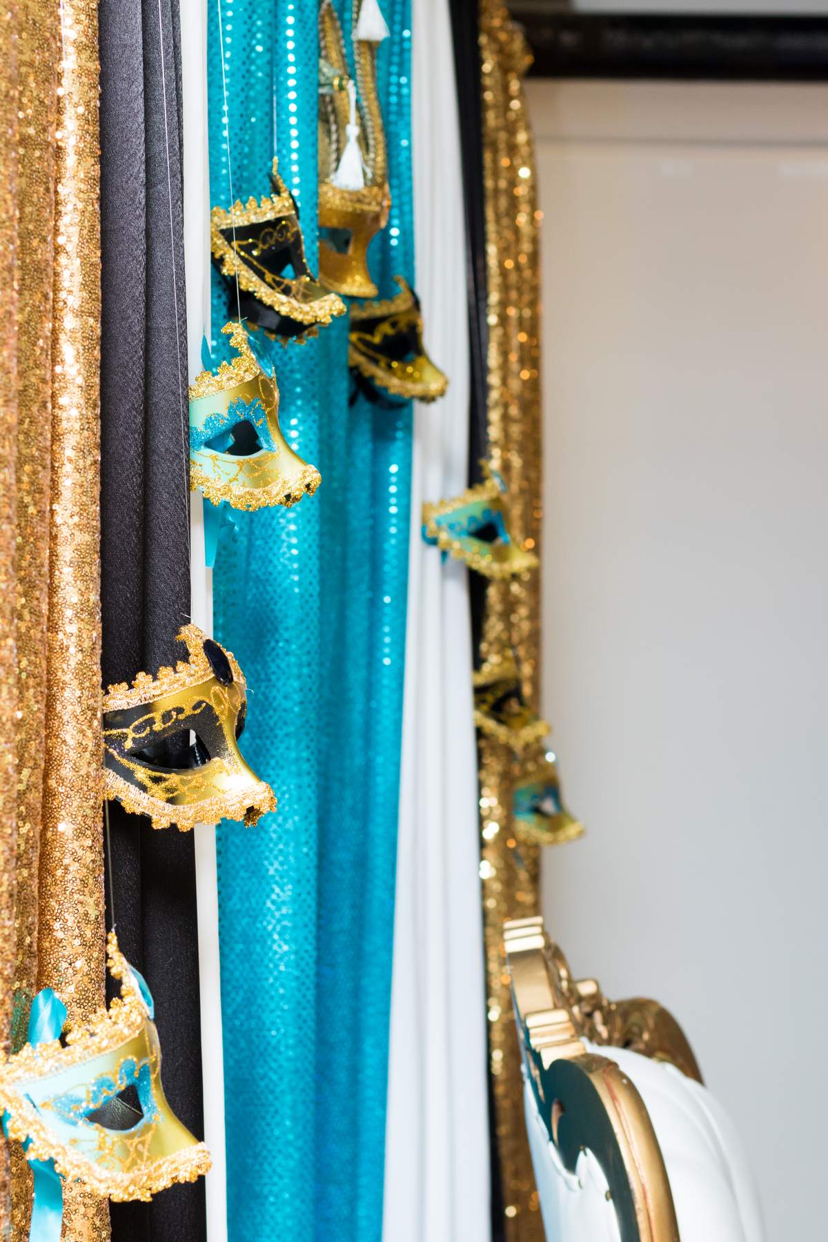 Masquerade Theme Birthday Party Ideas | Photo 9 of 47 | Catch My Party