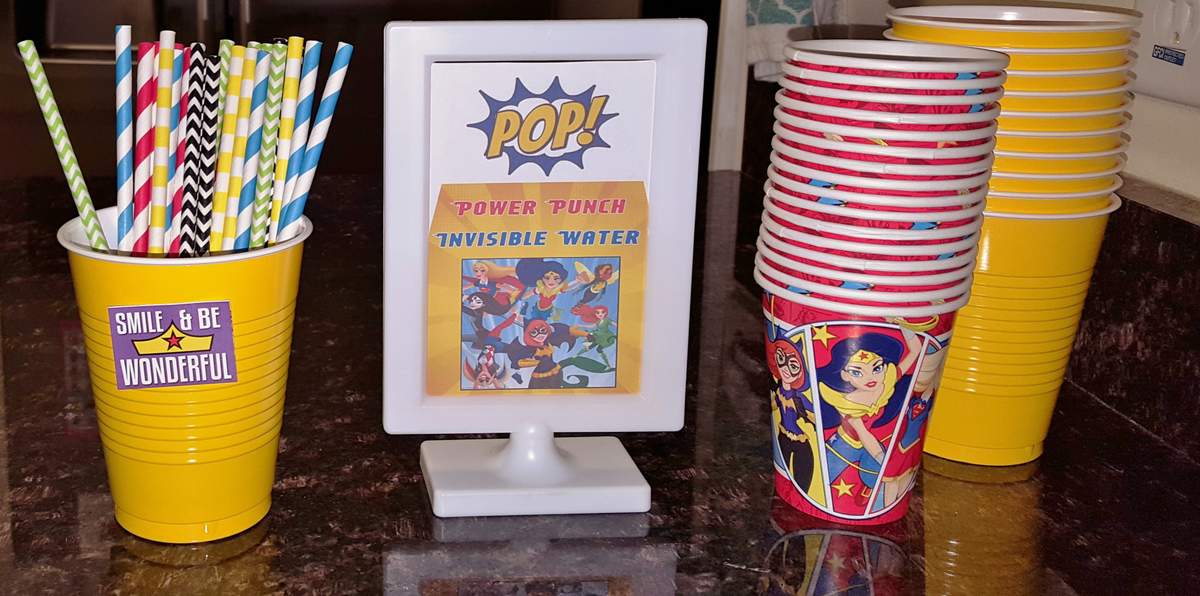 DC Superhero Girls Party Birthday Party Ideas | Photo 20 of 26 | Catch ...