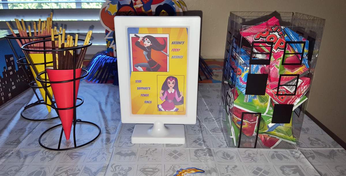 DC Superhero Girls Party Birthday Party Ideas | Photo 5 of 26 | Catch ...