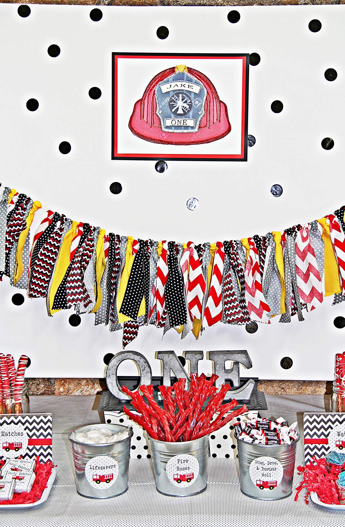 Fireman Birthday Party Ideas | Photo 25 of 31 | Catch My Party