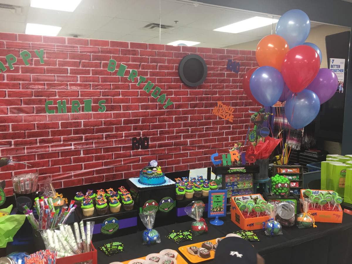 TMNT Birthday Party Ideas | Photo 6 of 24 | Catch My Party