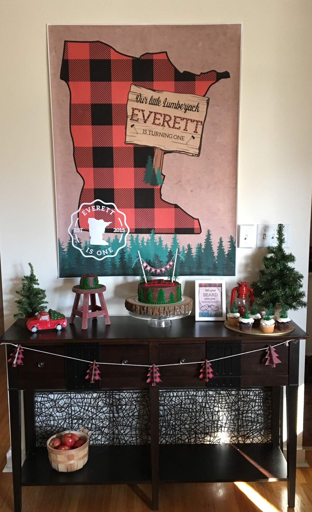 Lumberjack Birthday Party Ideas | Photo 1 of 39 | Catch My Party