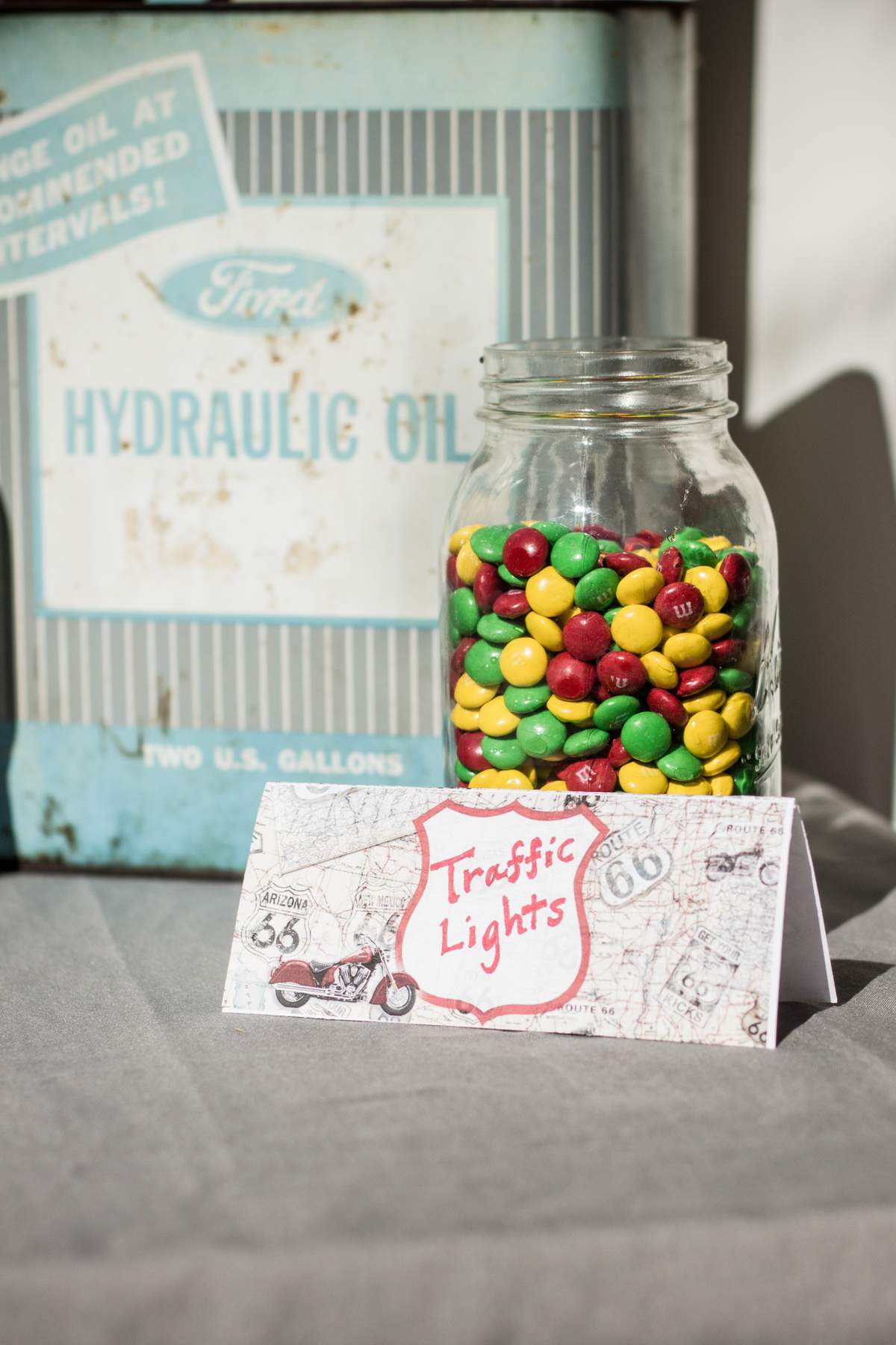 Route 66 and Vintage Vehicles Birthday Party Ideas | Photo 9 of 16 ...