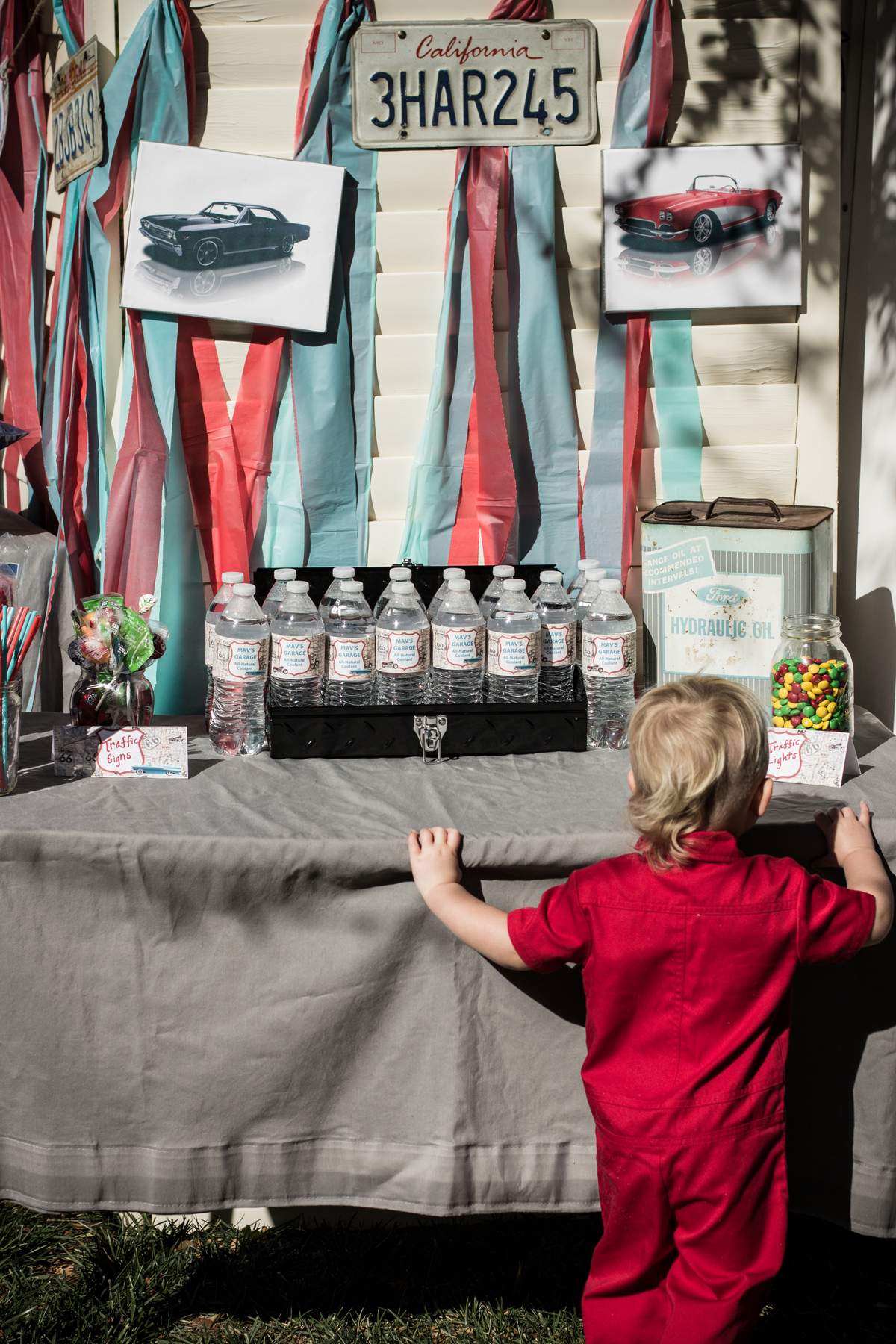 Route 66 and Vintage Vehicles Birthday Party Ideas | Photo 1 of 16 ...