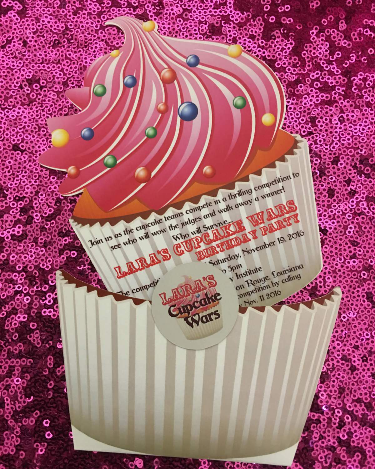 Cupcake Wars Birthday Party Ideas | Photo 12 of 12 | Catch My Party