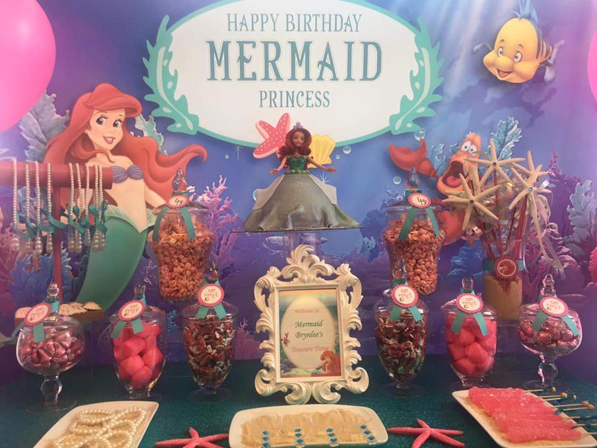 Mermaids / Birthday "Mermaid Party Dessert Table" | Catch My Party