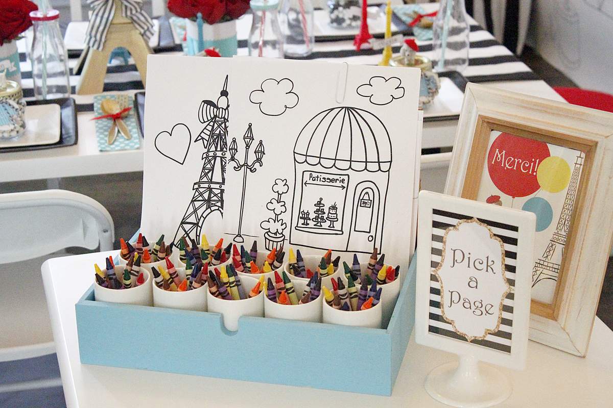 French / Parisian Birthday Party Ideas | Photo 4 of 39 | Catch My Party
