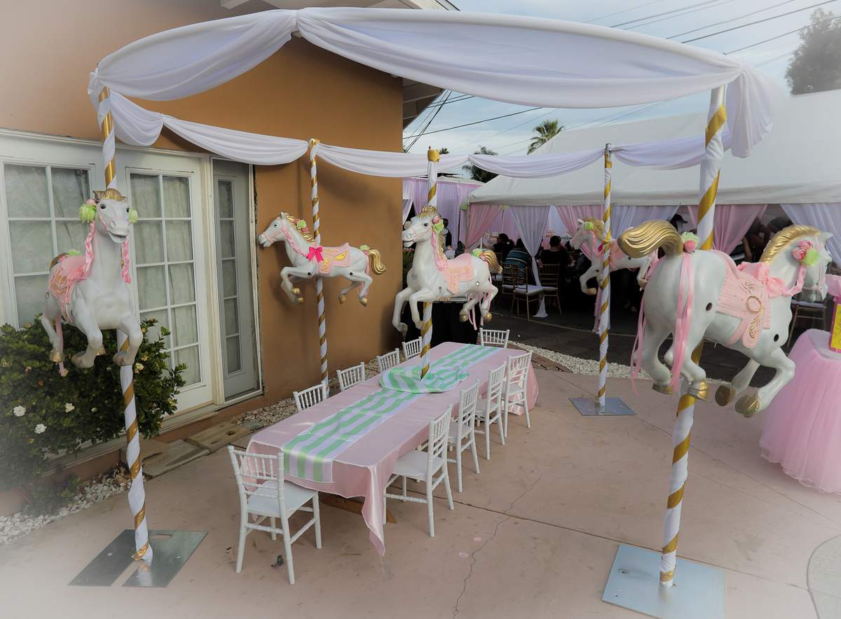 Carousel / Carnival party Birthday Party Ideas | Photo 1 of 12 | Catch ...