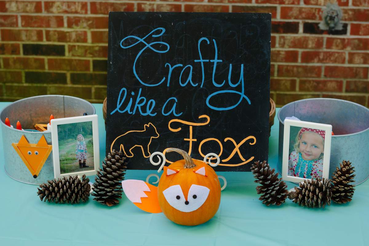 Fox Birthday Party Ideas | Photo 8 of 18 | Catch My Party