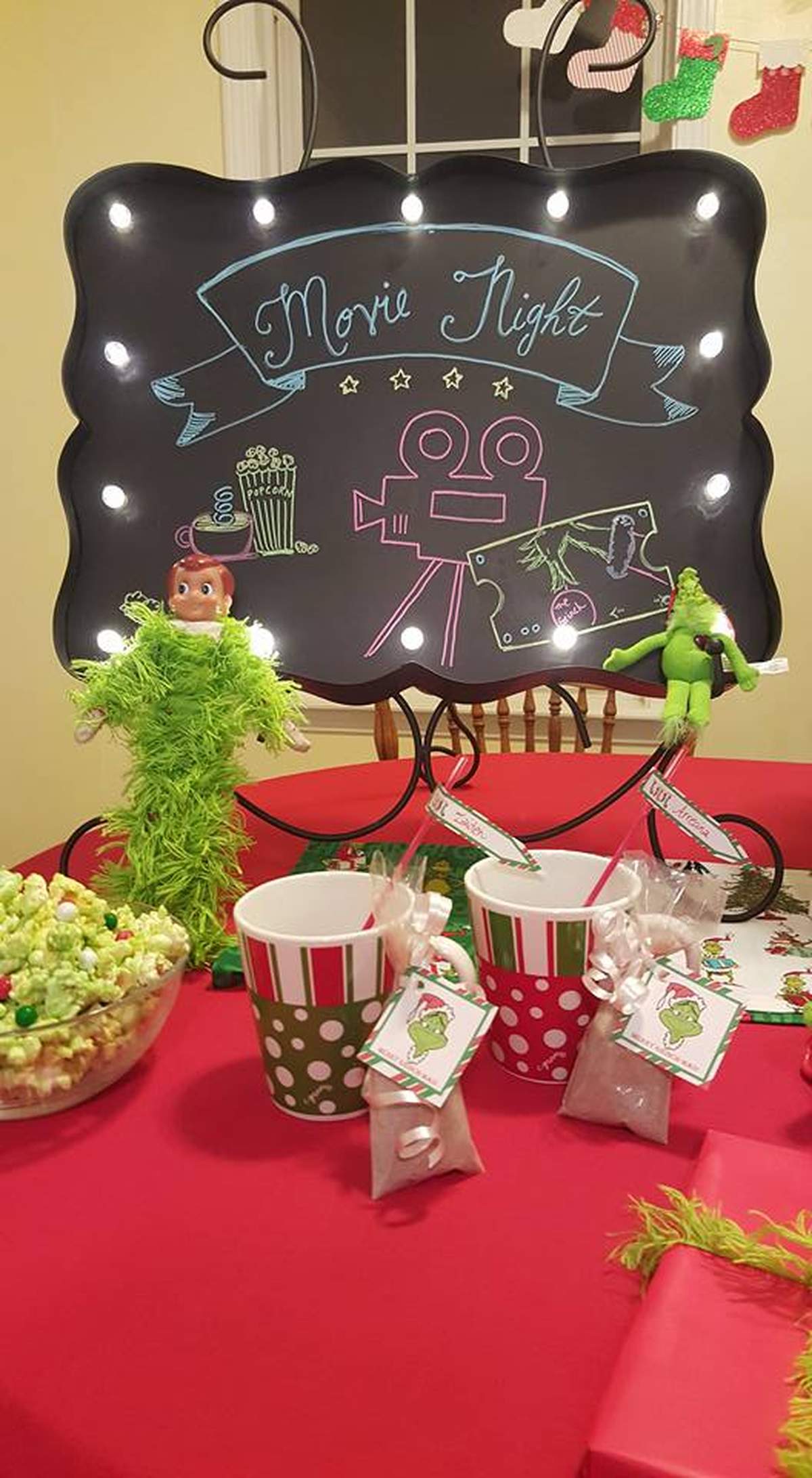 Grinch / Grinch Movie Night "Dr. Seuss' Grinch Theme Movie Night ...