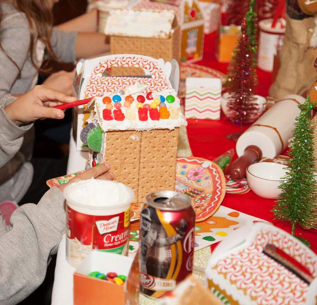 Holiday - Gingerbread house - Hot Cocoa Bar Christmas/Holiday Party ...