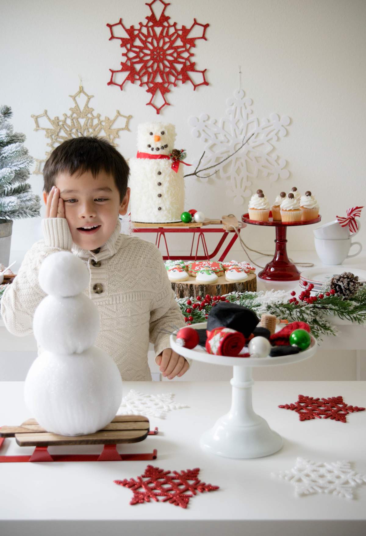 Snowman Holiday Party Party Ideas | Photo 1 of 31 | Catch My Party