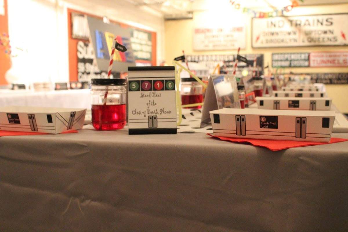 NYC Subway Birthday Party Ideas | Photo 24 of 24 | Catch My Party