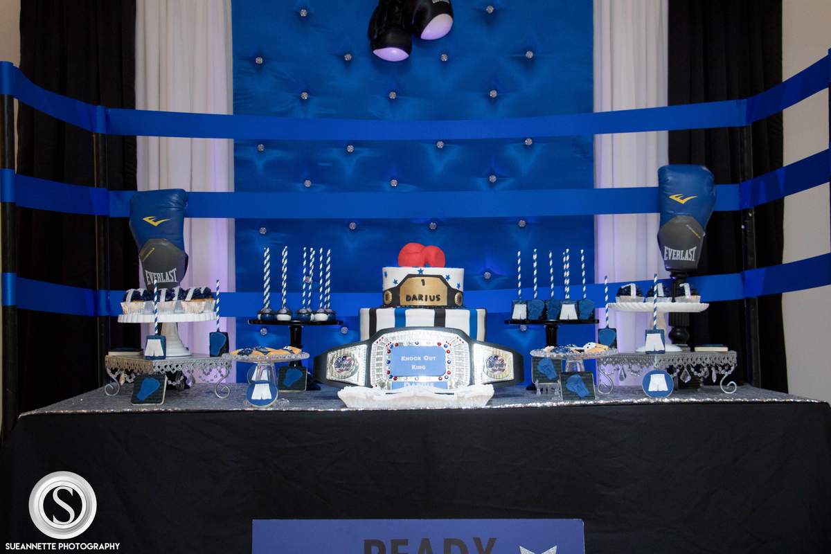 Boxing Theme Birthday Party Ideas | Photo 1 of 55 | Catch My Party