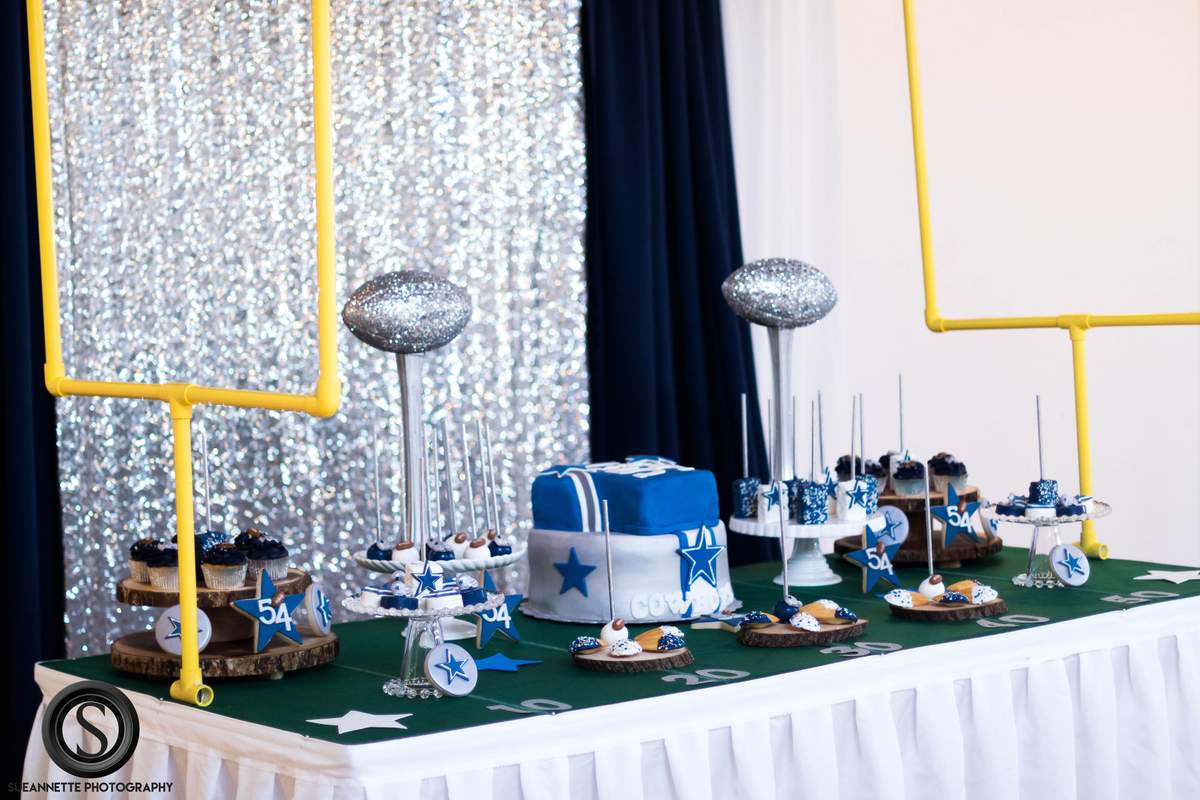 Dallas Cowboy Theme Baby Shower Party Ideas | Photo 12 of 66 | Catch My ...