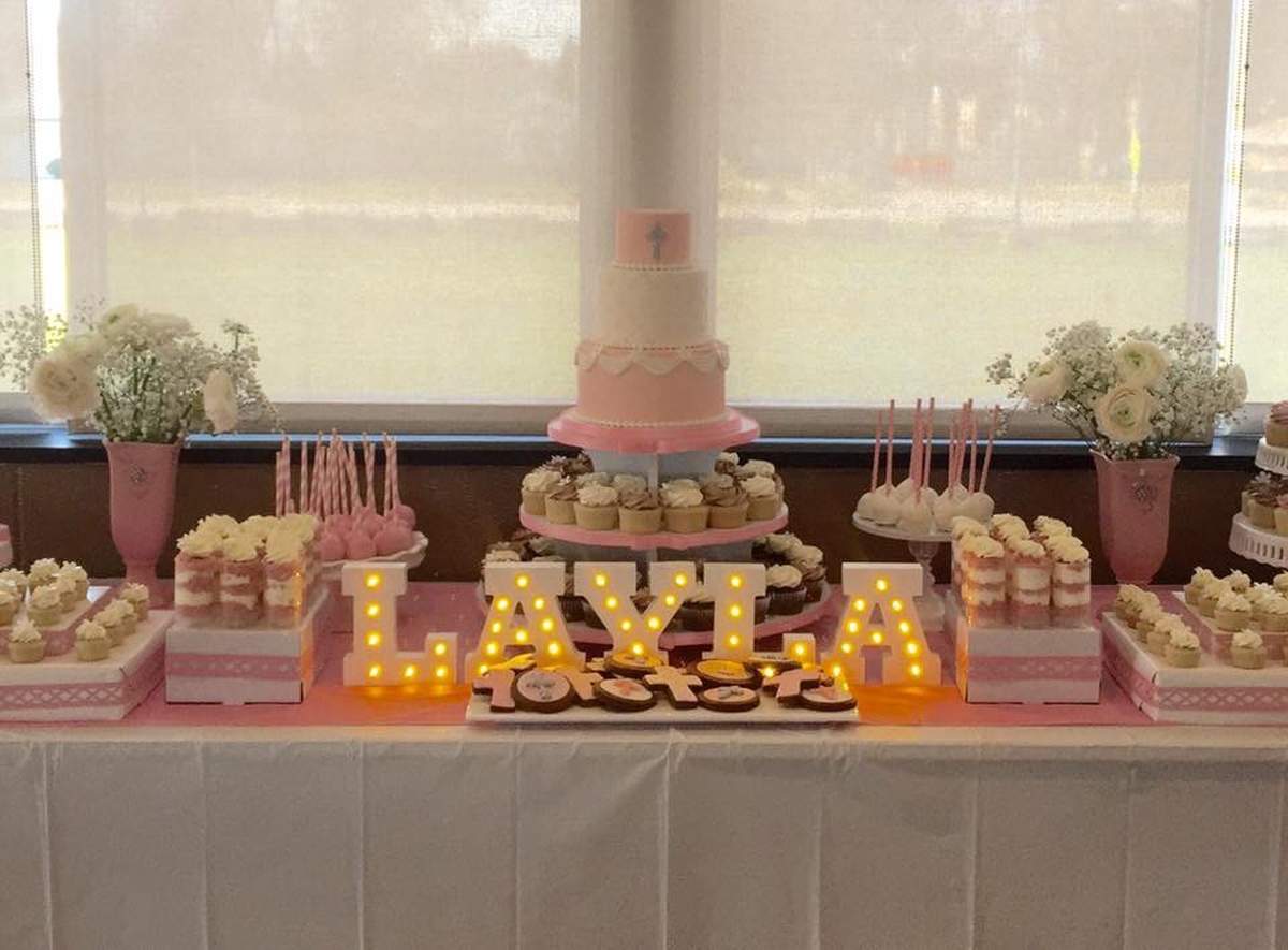 Baby Girl Christening / Baptism "Layla's Pretty Pink Christening ...