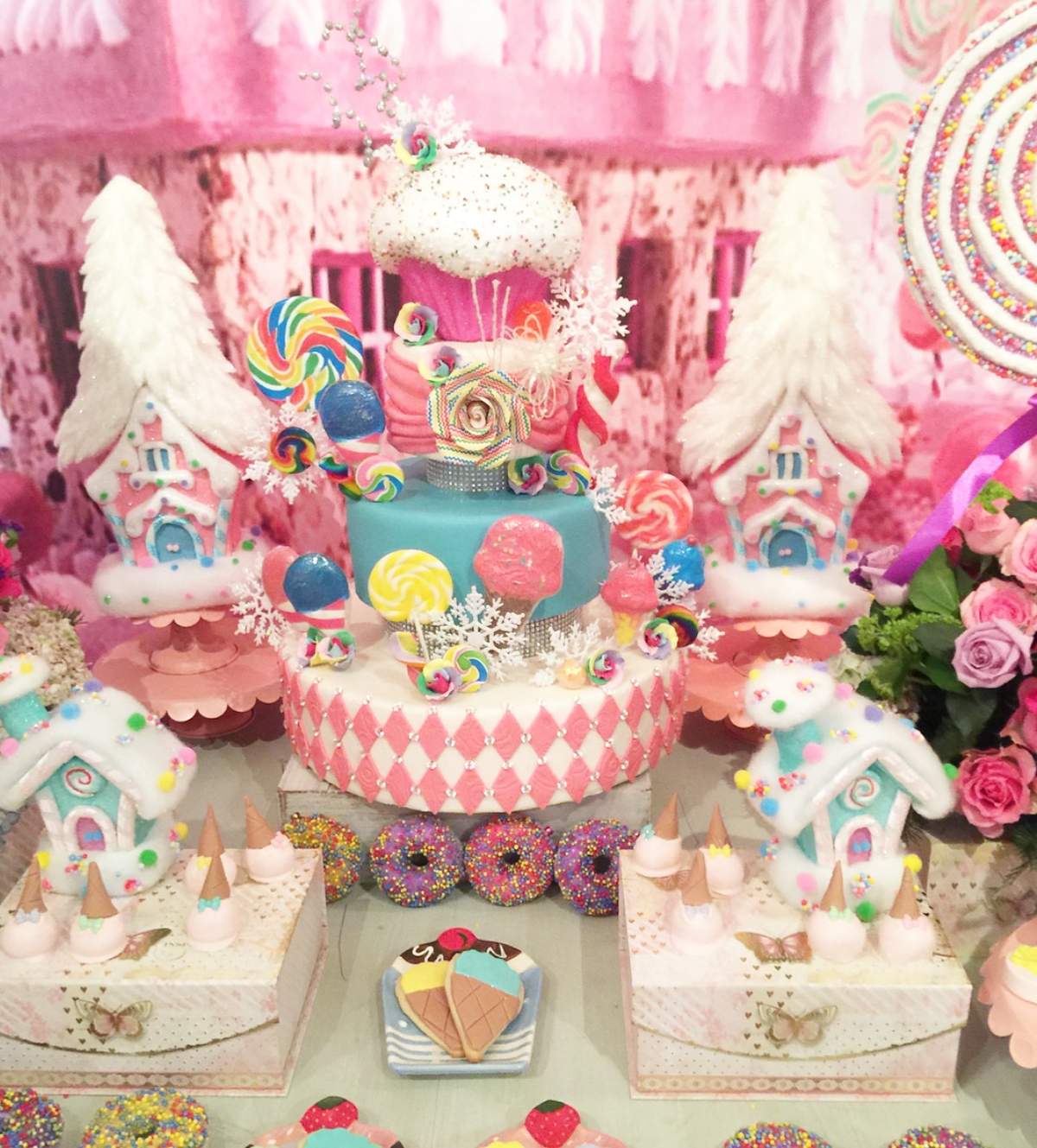 Winter Wonderland/Candyland Birthday Party Ideas | Photo 11 of 28 ...