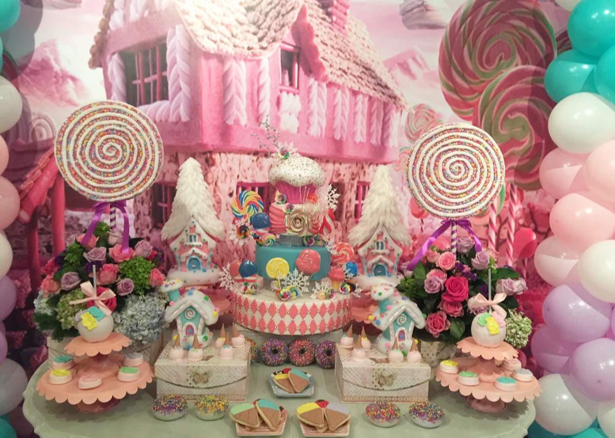Winter Wonderland/Candyland Birthday Party Ideas | Photo 11 of 28 ...