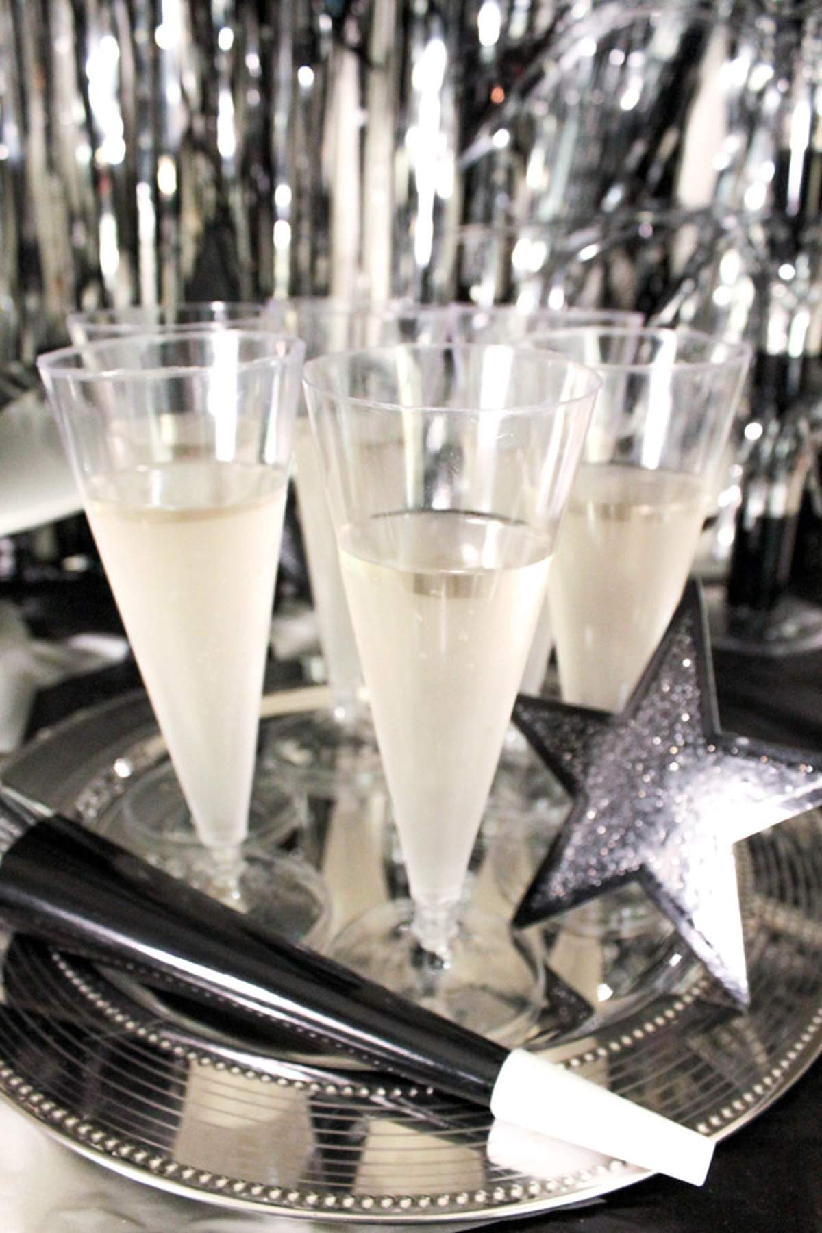 Silver & Black New Year's Party Ideas | Photo 17 of 21 | Catch My Party