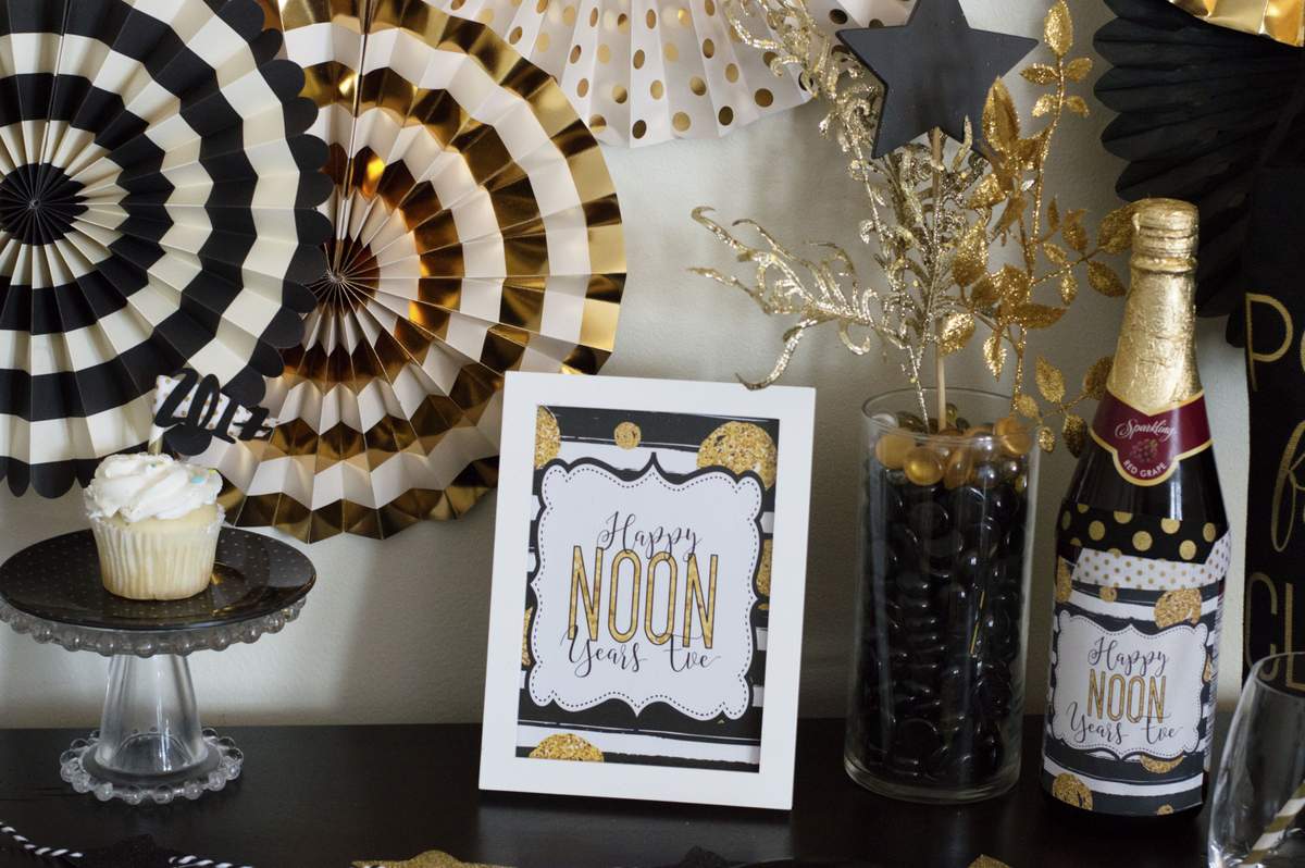 Noon Years Eve Kids Countdown New Year's Party Ideas | Photo 1 of 17 ...