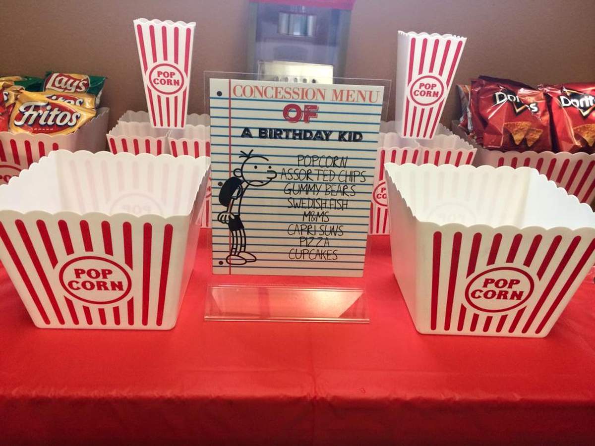 Diary of a Wimpy Kid Birthday Party Ideas | Photo 1 of 29 | Catch My Party