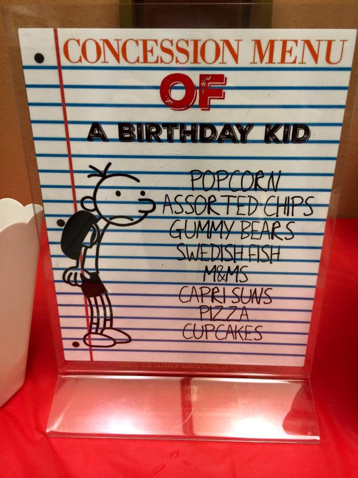 Diary of a Wimpy Kid Birthday Party Ideas | Photo 1 of 29 | Catch My Party