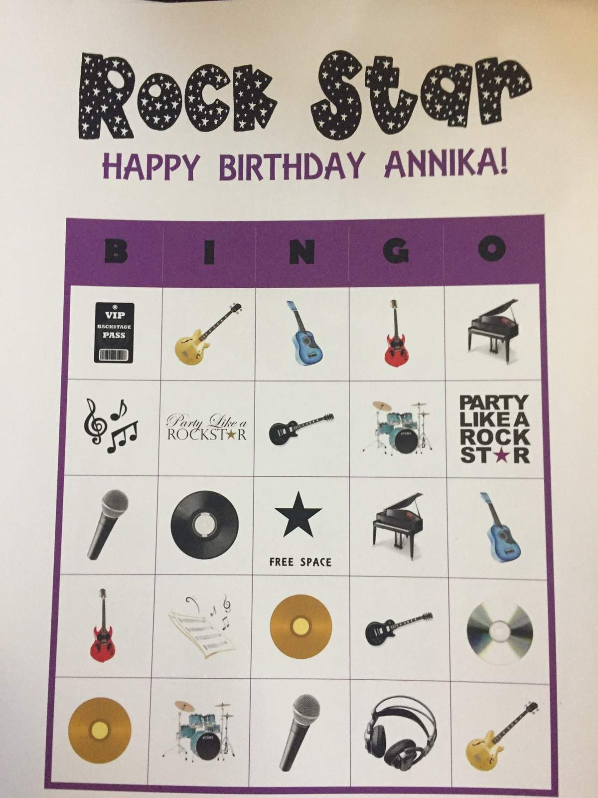 Rockstars / Popstars Birthday Party Ideas | Photo 1 of 11 | Catch My Party