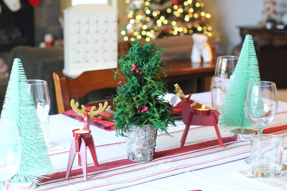 Glam Rustic Tablescape Christmas/Holiday Party Ideas | Photo 1 of 11 ...