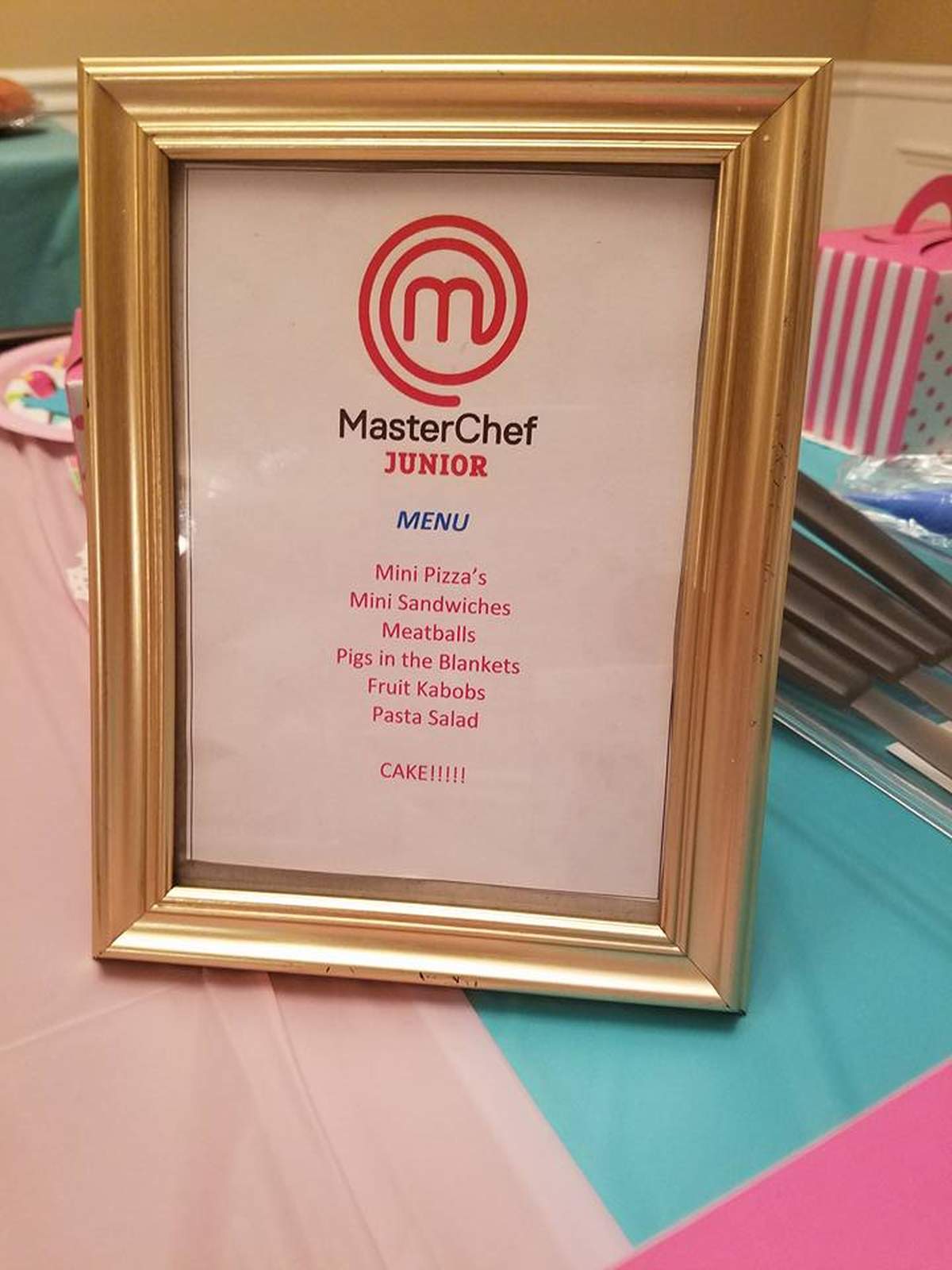 Master Chef Jr meets Cake Boss Birthday Party Ideas | Photo 2 of 97 ...