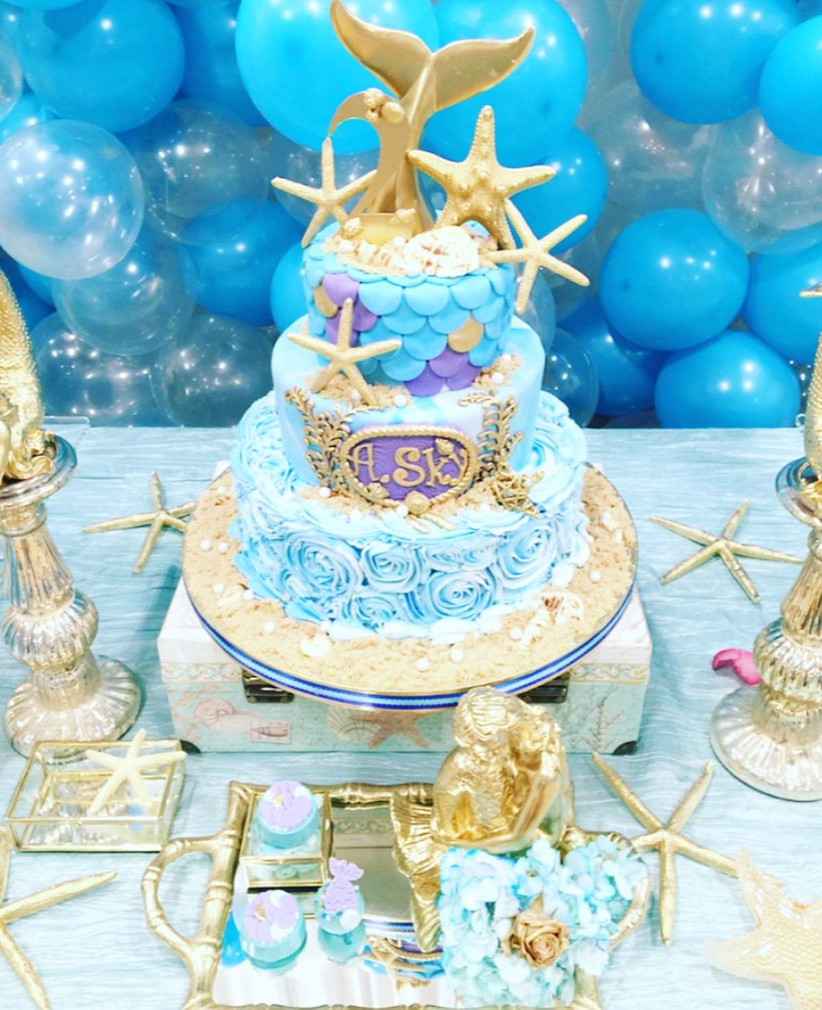 Mermaids Birthday Party Ideas | Photo 1 of 26 | Catch My Party