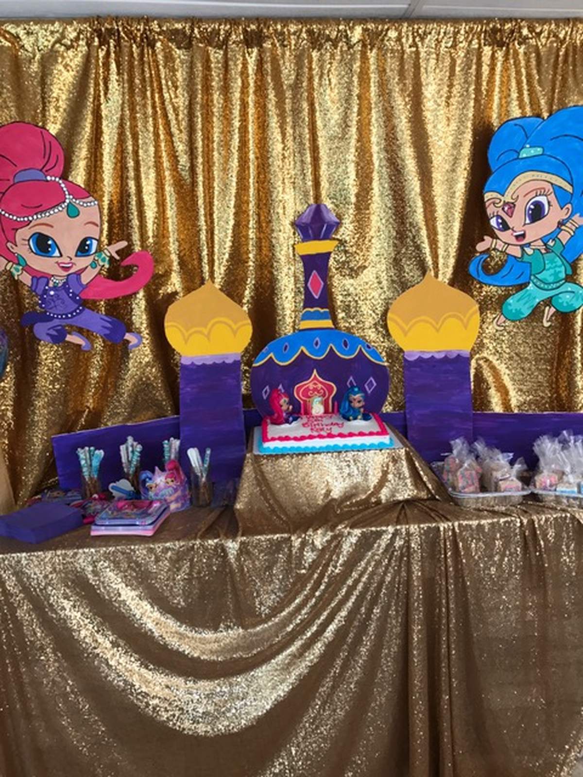 Shimmer & Shine Party Birthday Party Ideas | Photo 3 of 6 | Catch My Party