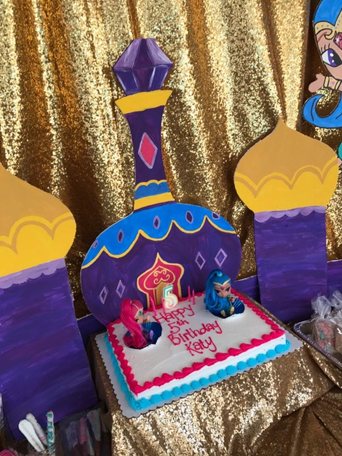 Shimmer & Shine Party Birthday Party Ideas | Photo 3 of 6 | Catch My Party