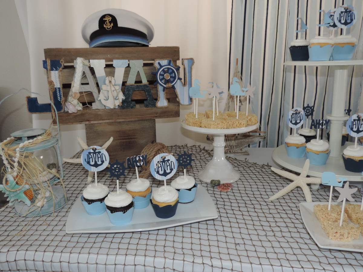 Nautical Baby Shower Baby Shower Party Ideas | Photo 1 of 24 | Catch My ...