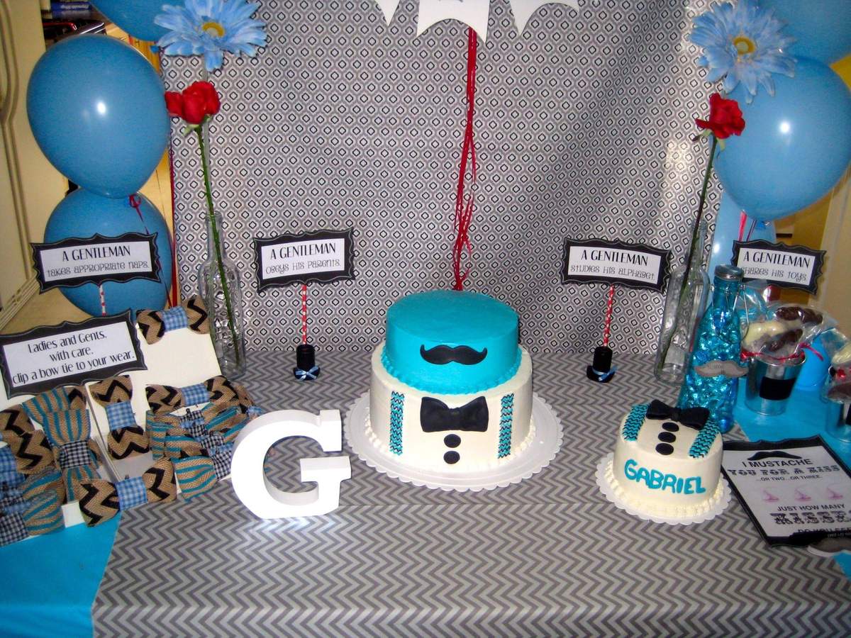 Little Gentleman Birthday Party Ideas | Photo 7 of 11 | Catch My Party