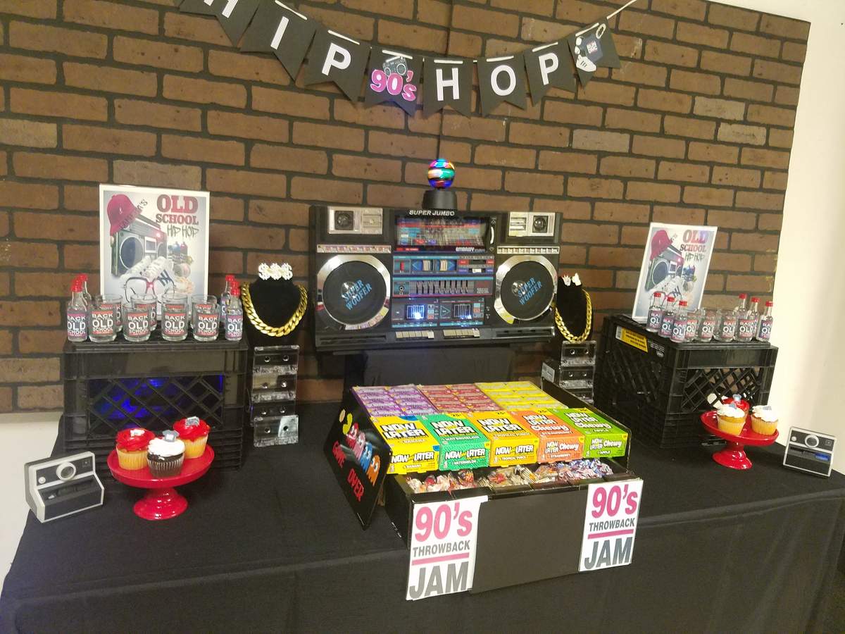 1990 Hip Hop Birthday Party Ideas | Photo 7 of 7 | Catch My Party