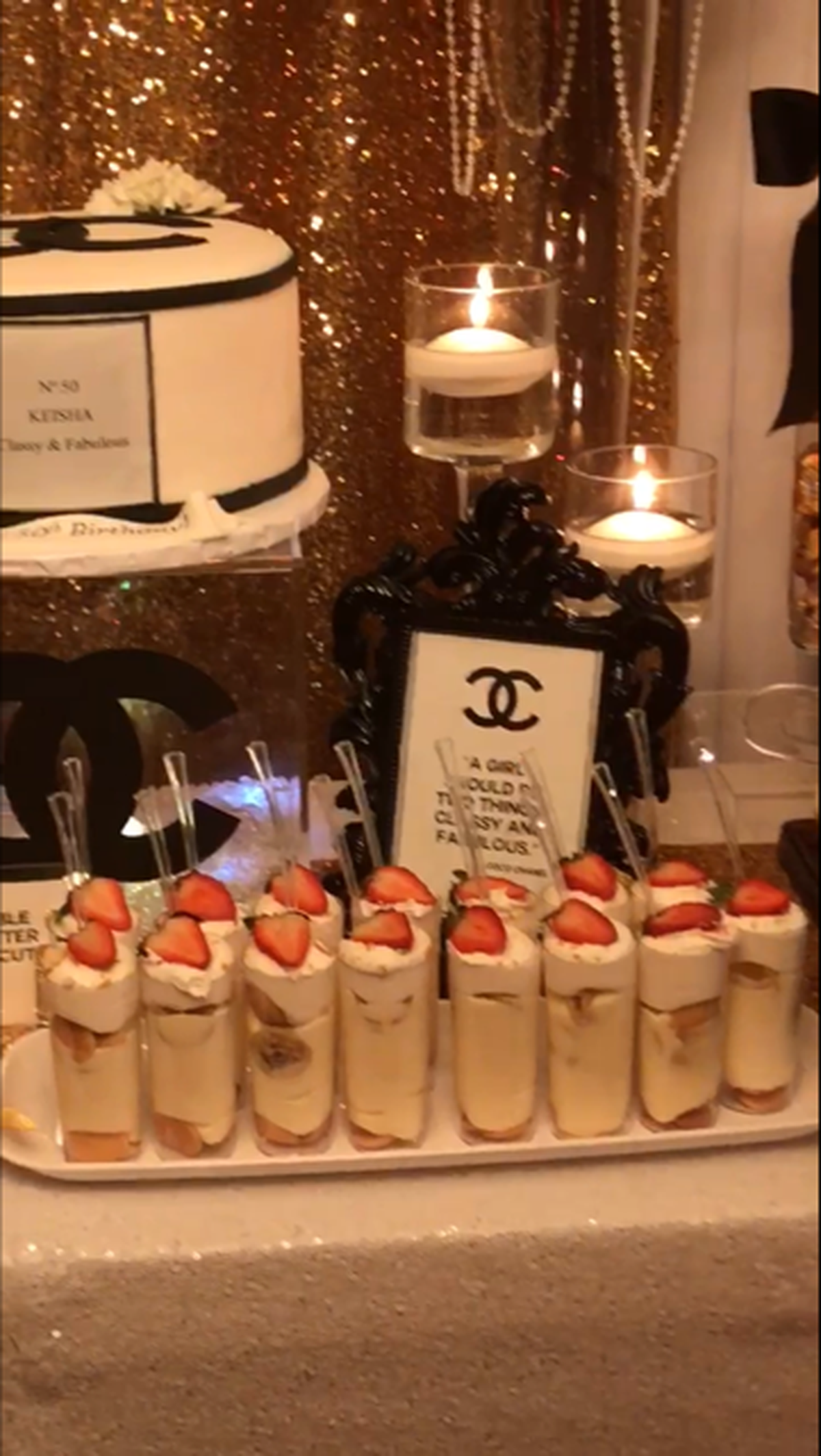 Chanel Birthday Party Ideas | Photo 2 of 14 | Catch My Party