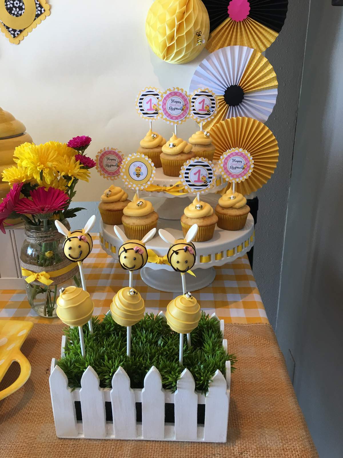 Bee Day Birthday Party Ideas | Photo 1 of 10 | Catch My Party