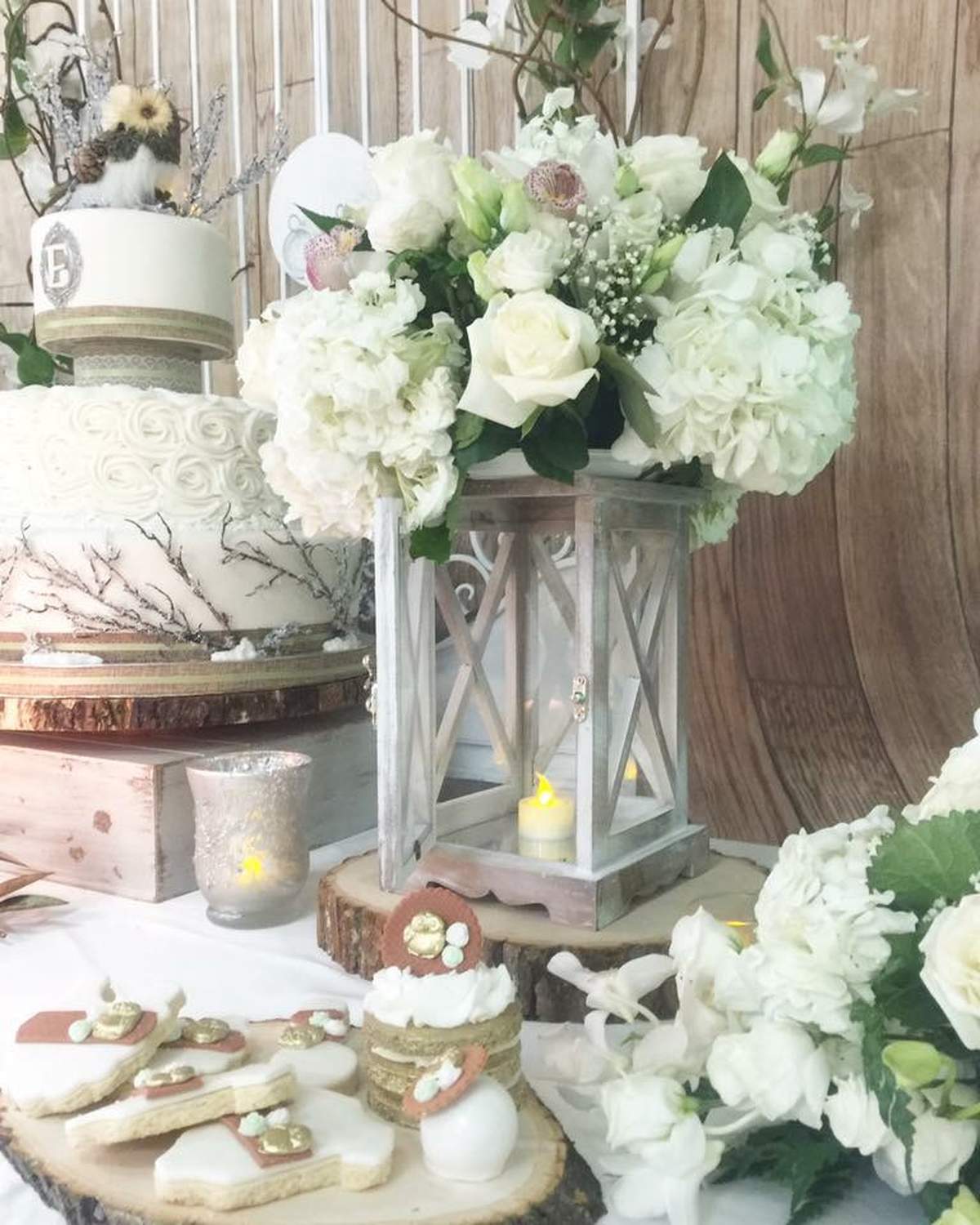 Owls/rustic Baby Shower Party Ideas | Photo 1 of 12 | Catch My Party