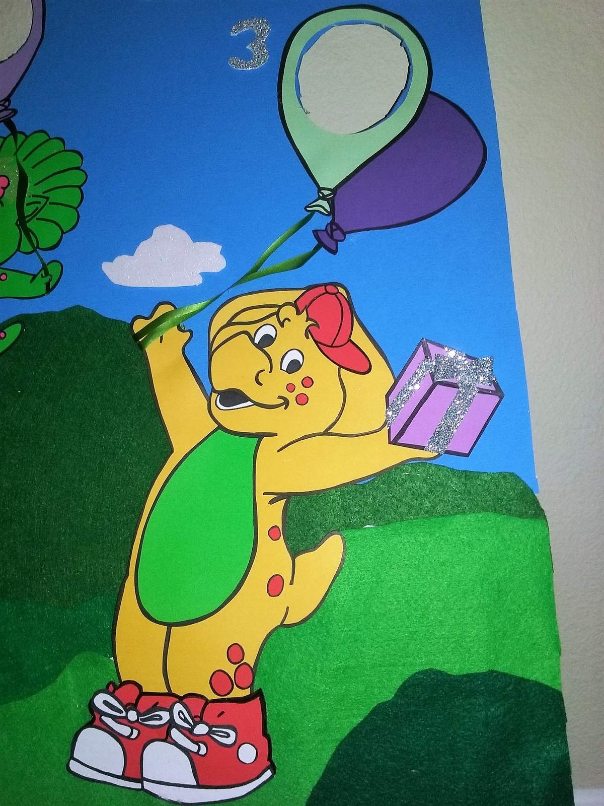 Barney Birthday Background