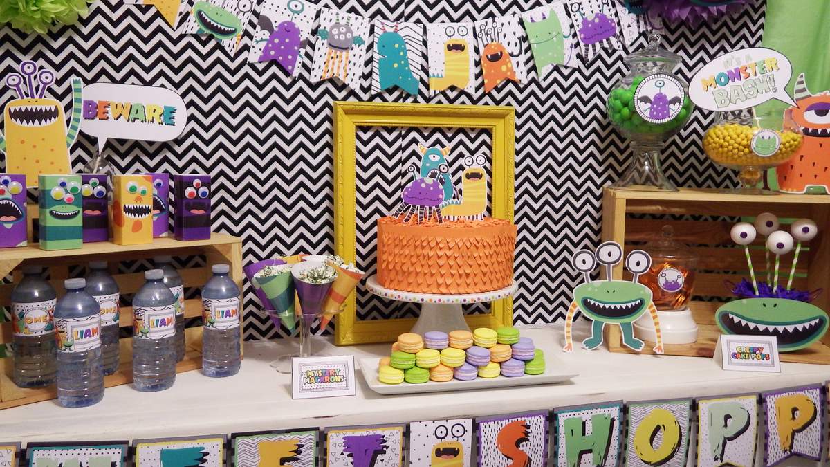 Monsters Birthday Party Ideas | Photo 7 of 40 | Catch My Party