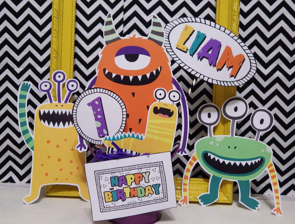 Monsters Birthday Party Ideas | Photo 7 of 40 | Catch My Party