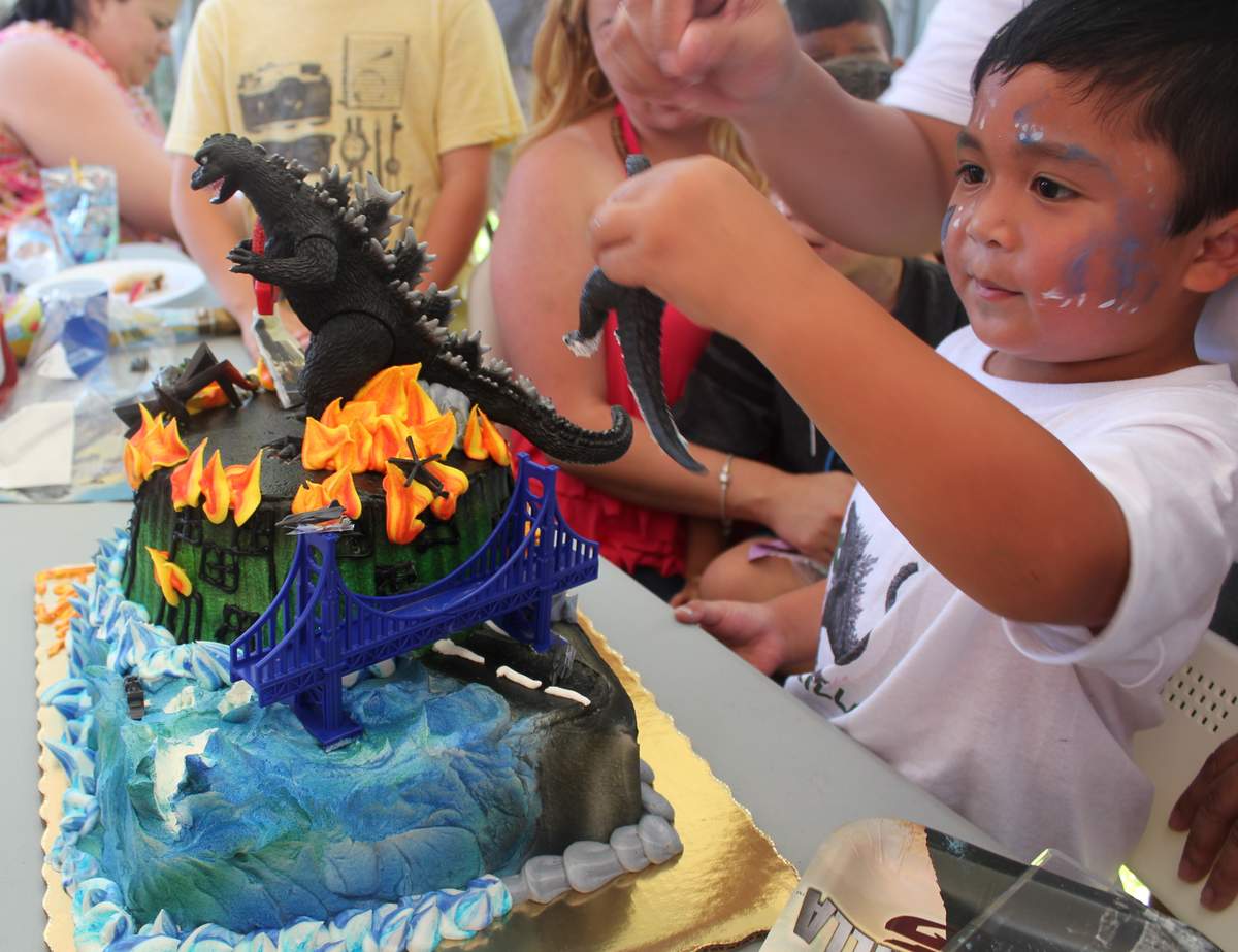 Godzilla: Loganzilla Birthday Party Ideas | Photo 7 of 17 | Catch My Party