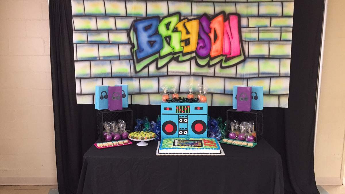 Hip Hop Birthday Party Ideas | Photo 4 of 4 | Catch My Party