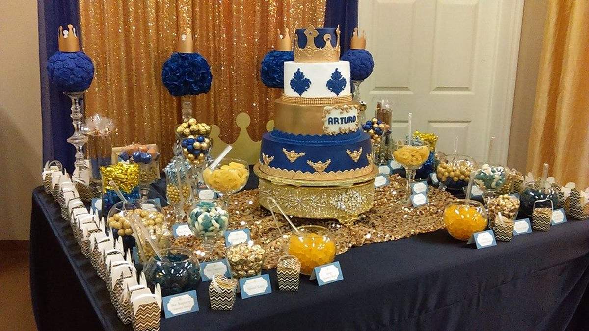 Royal Blue Prince Birthday Party Ideas | Photo 8 of 19 | Catch My Party